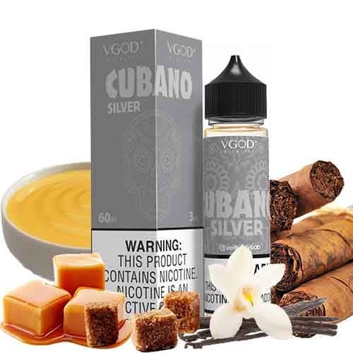 CUBANO Silver By VGOD 60ml 3mg - Jeddah Vape Dubai Abu Dhabi