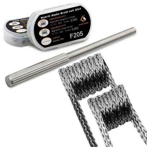 GEEKVAPE F205 HYBRID ALPHA BRAID - Jeddah Vape - Rebuildable Coils Hail