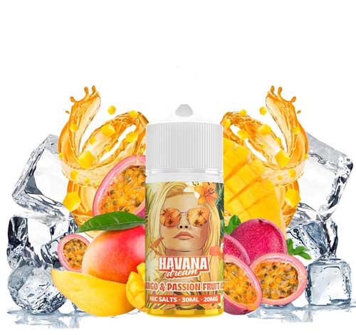 Mango Passion Fruit Ice Salt - Havana Dream - Jeddah Vape - Havana Salt Jeddah